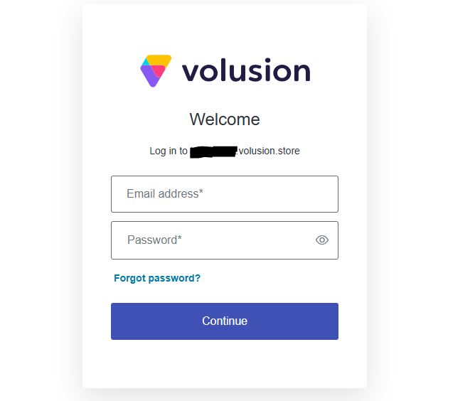 Your Volusion Accounts and Passwords